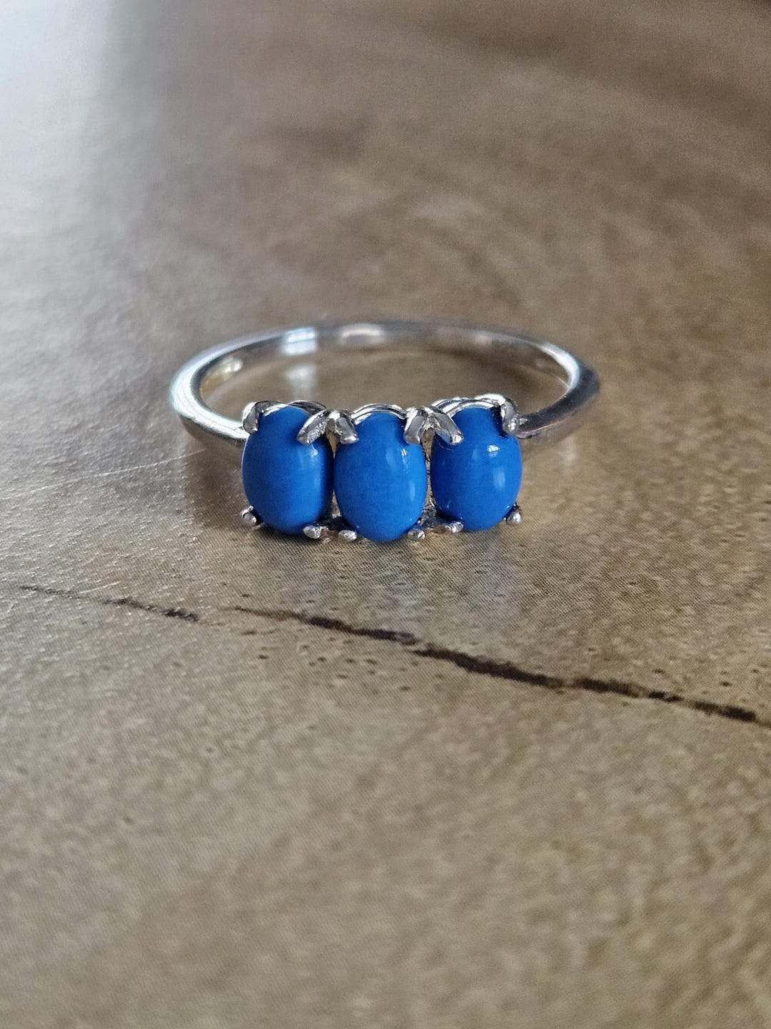 Ceruleite Ring Sterling Silver 0.25 Ct - Etsy