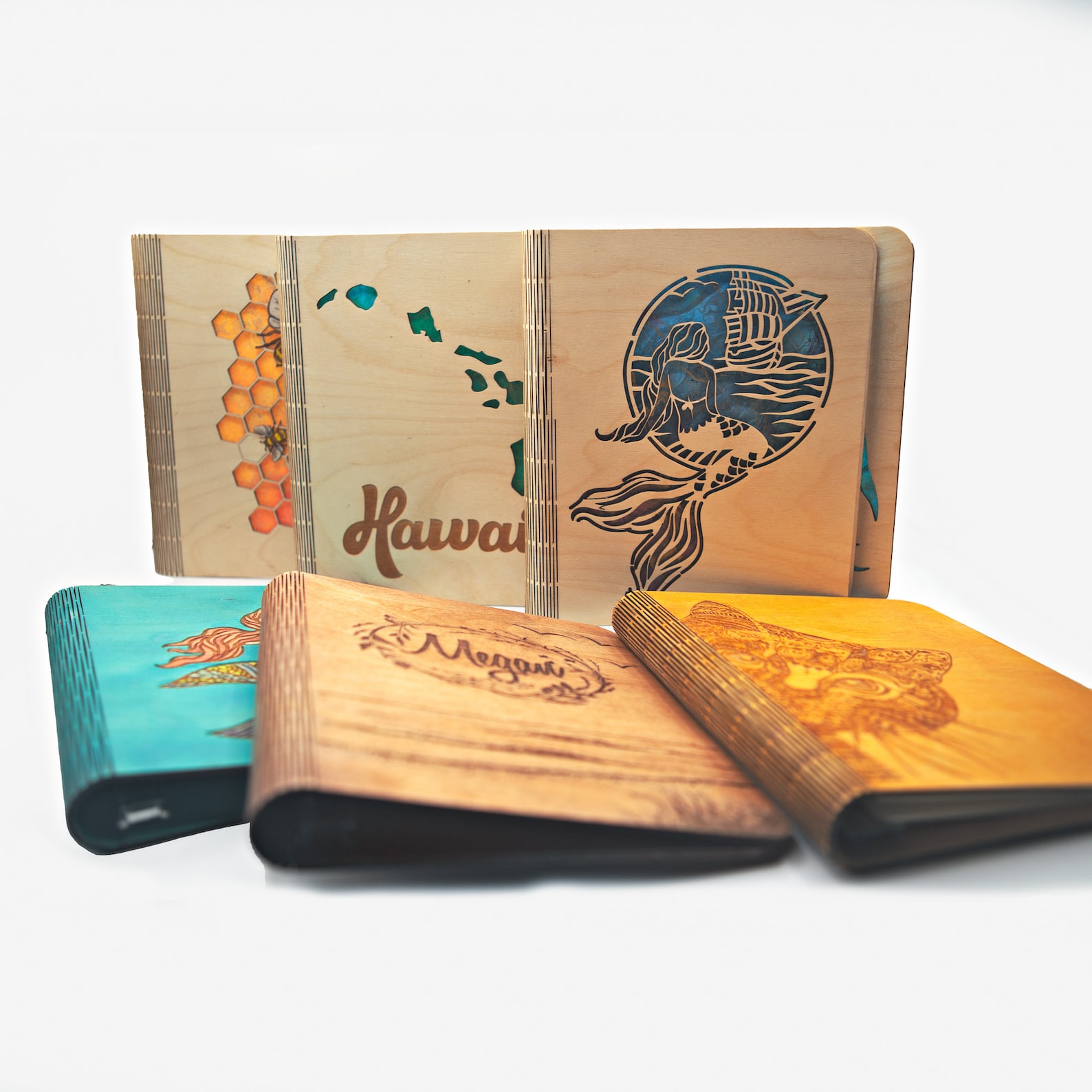 A5 Living Hinge Notebook Laser Cut File Digital Download for Glowforge ...