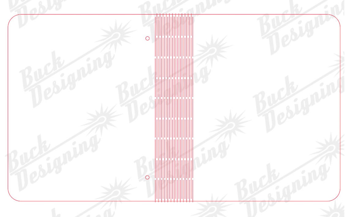 A5 Living Hinge Notebook Laser Cut File – Svg Ai Eps Dxf Digital ...