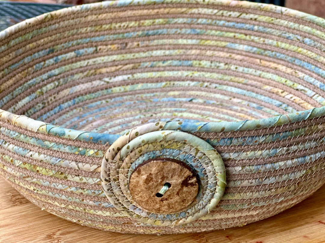 Spa Swirl Rope Bowl/basket - Etsy