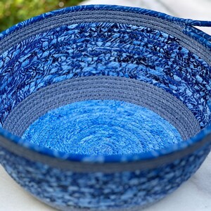 Blue Rope Basket - Etsy