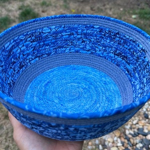 Blue Rope Basket - Etsy