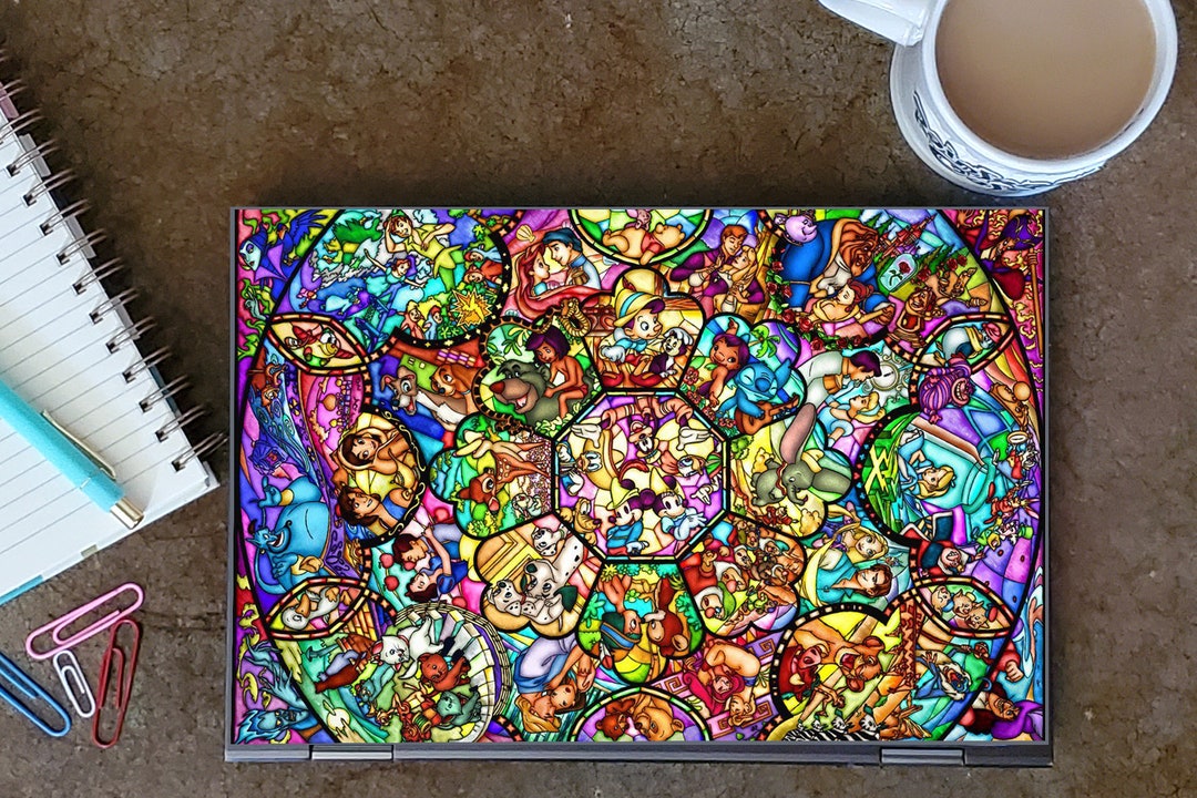 Disney Stain Glass Laptop Skin - Etsy