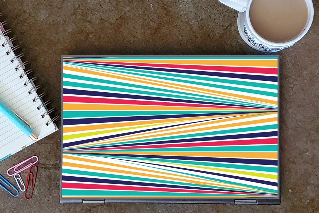 Color Zig Zag Laptop Skin - Etsy