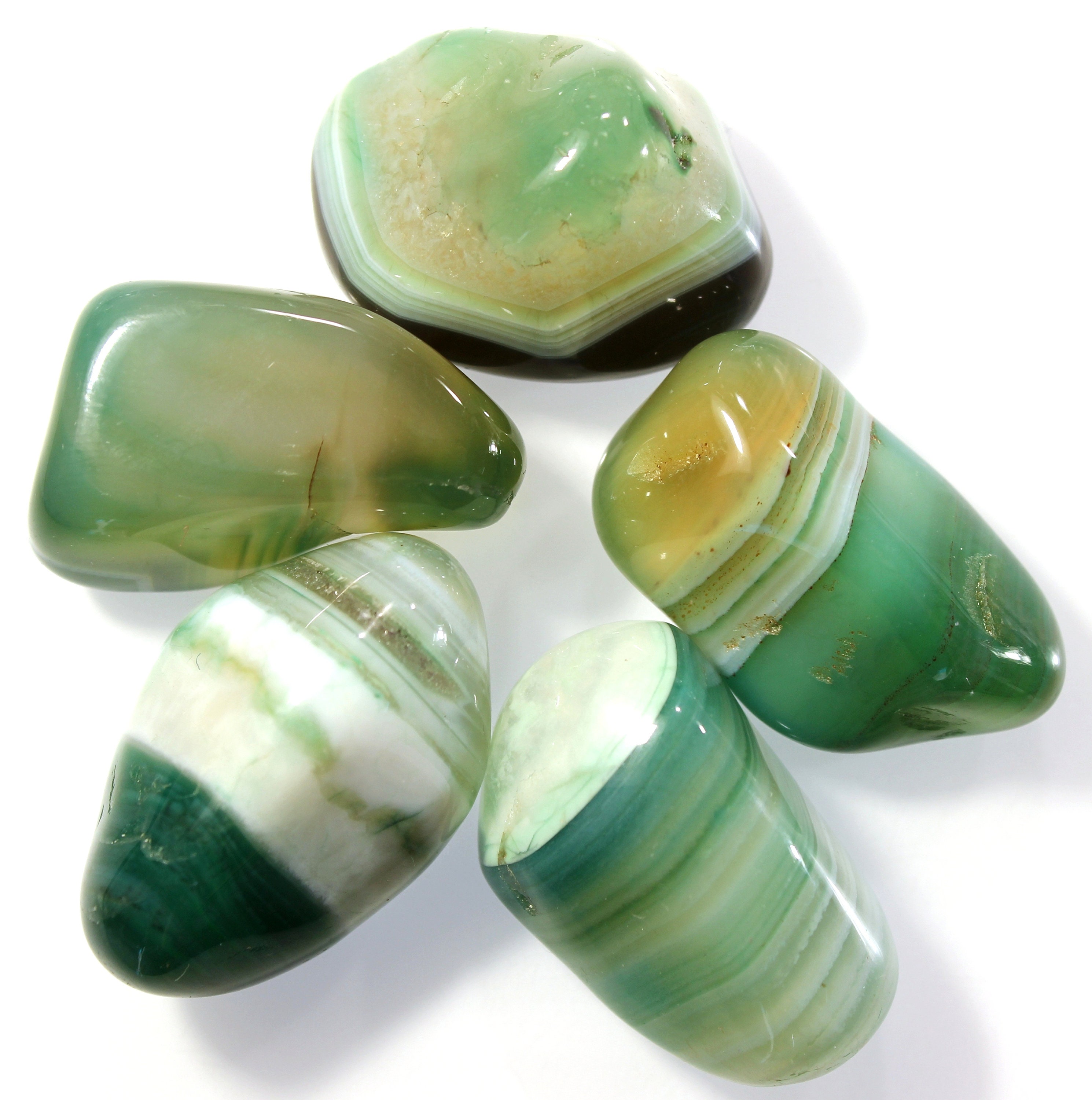Ágata verde Brasil precio de 5 piezas ver foto 47.6 | Etsy