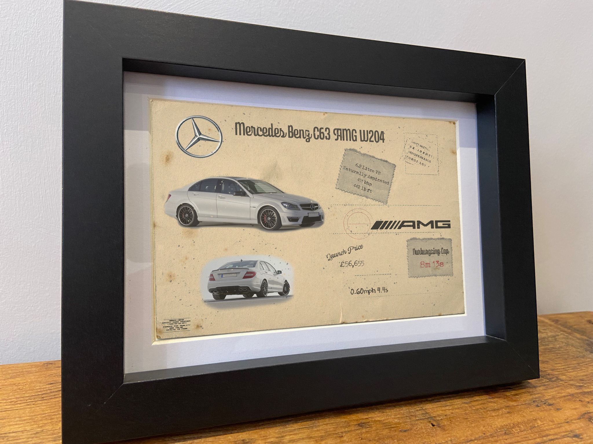 Mercedes Benz Frame - Etsy UK