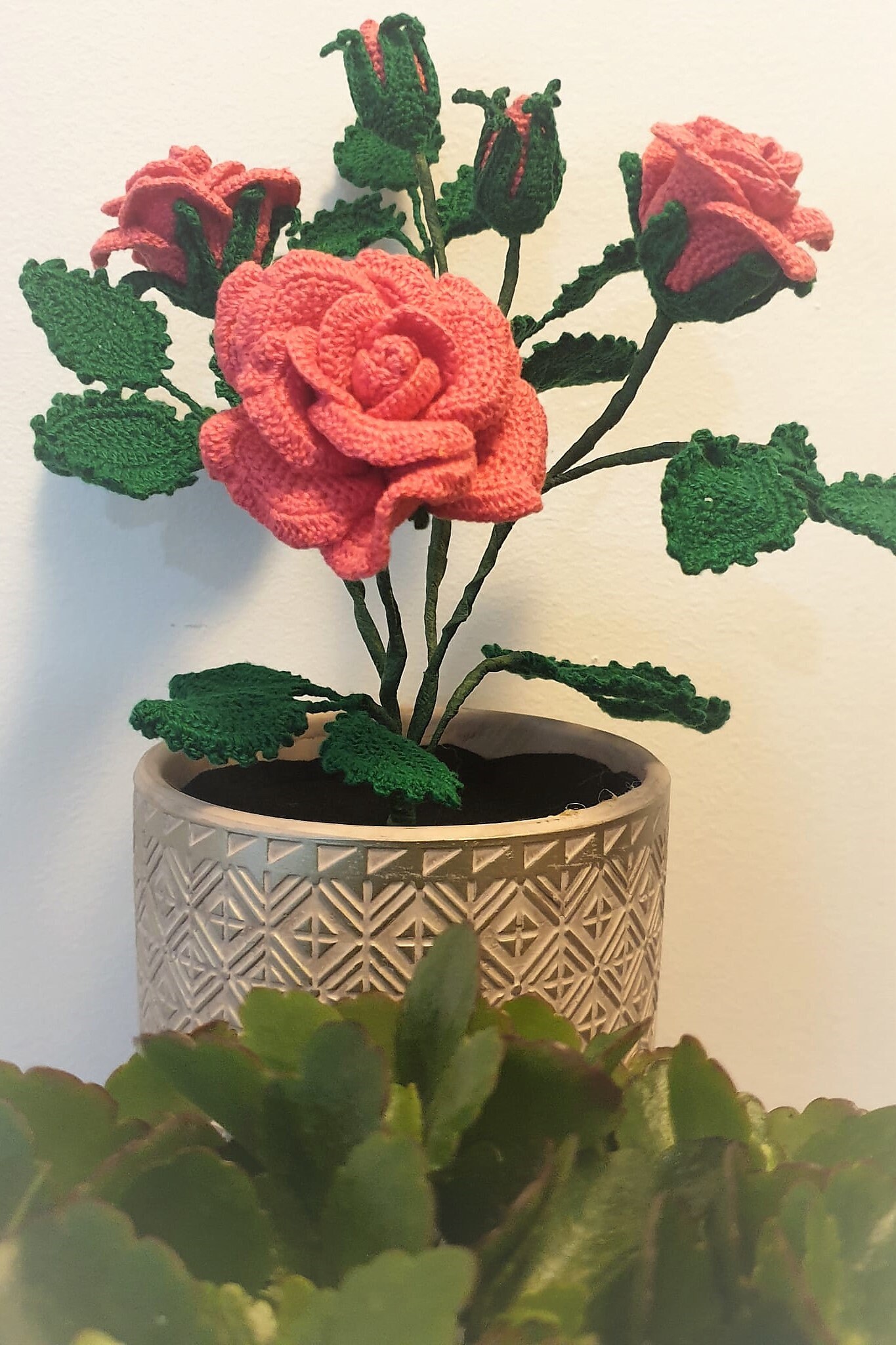 PDF Rose Bush Crochet PATTERN ONLY Step by Step English-español - Etsy