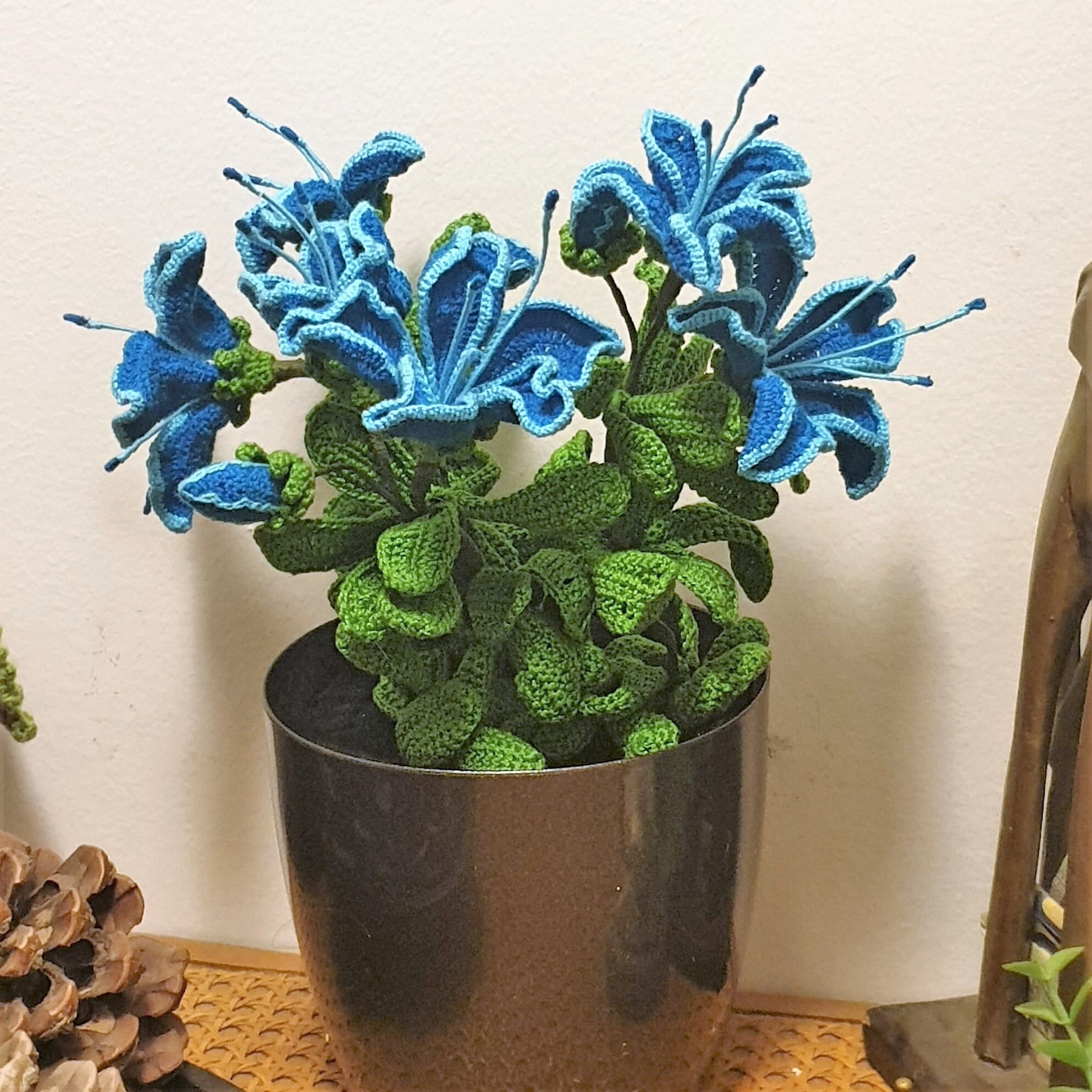 PDF Blue Azalea Crochet PATTERN ONLY Instant Download - Etsy