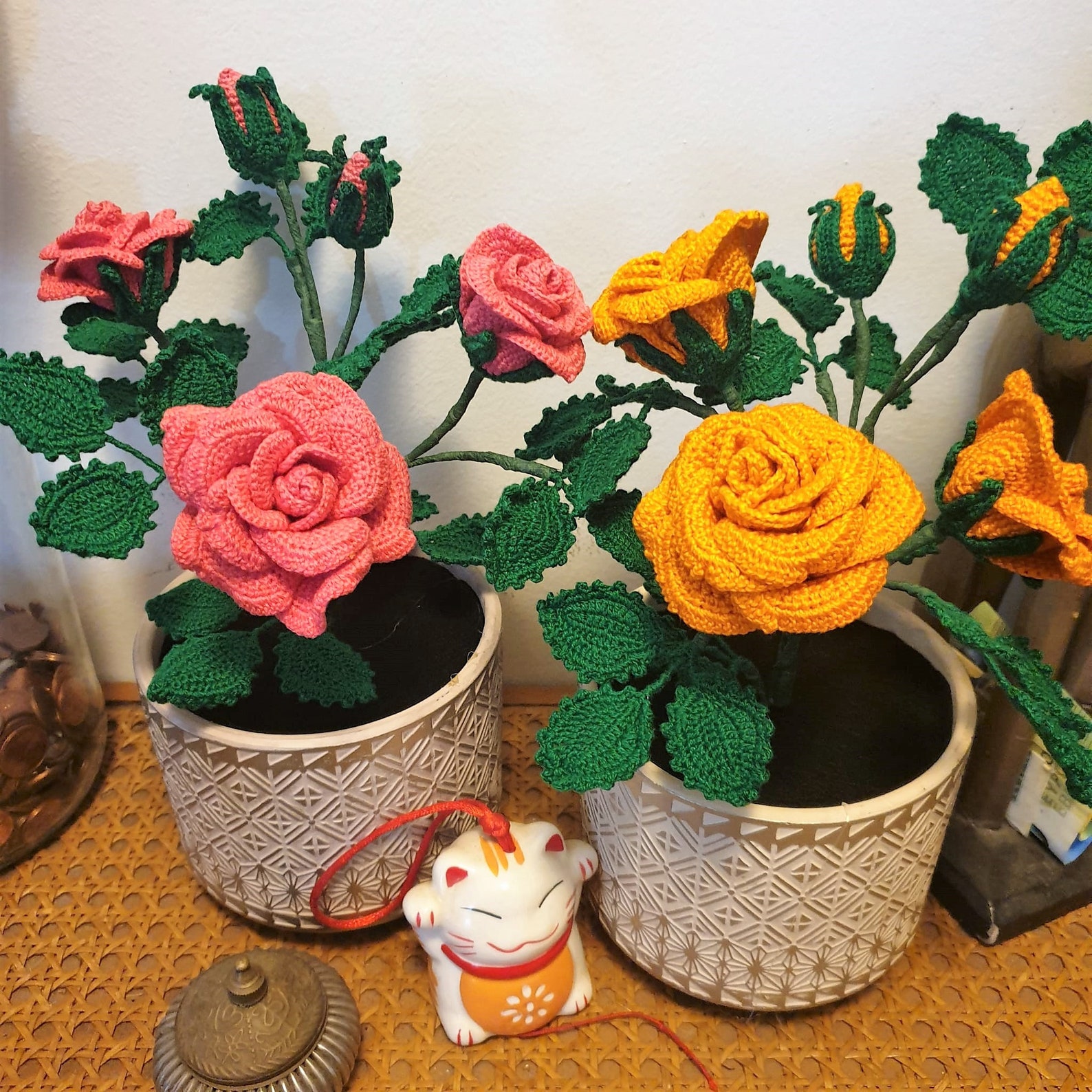 PDF Rose Bush Crochet PATTERN ONLY Step by Step English-español - Etsy