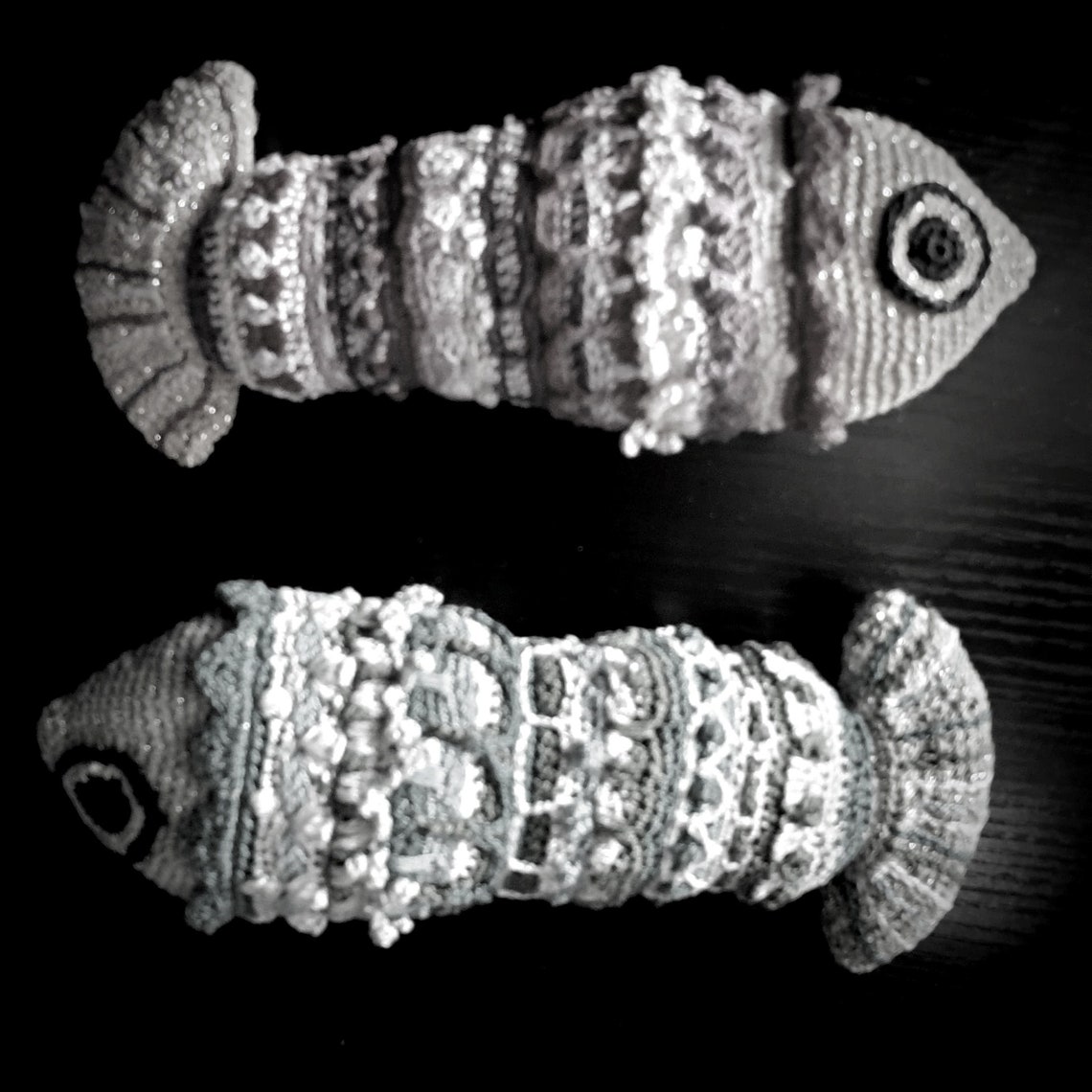 PDF PATTERN Assorted Stitches Crochet Fish Instant Download - Etsy