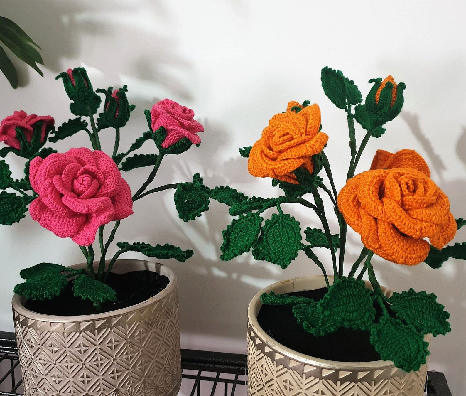 PDF Rose Bush Crochet PATTERN ONLY Step by Step English-español - Etsy