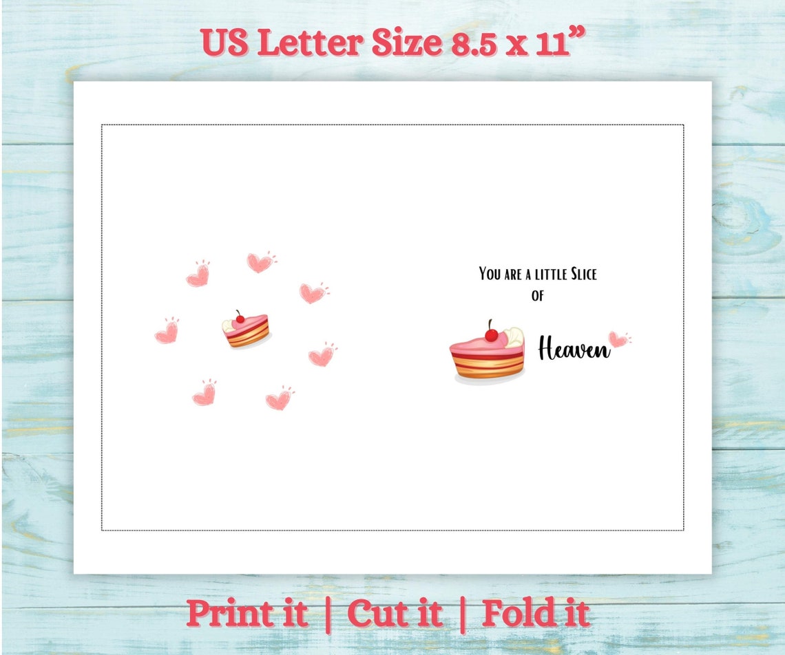 Printable Valentine Cards, Instant Download Valentine's Day Cards ...