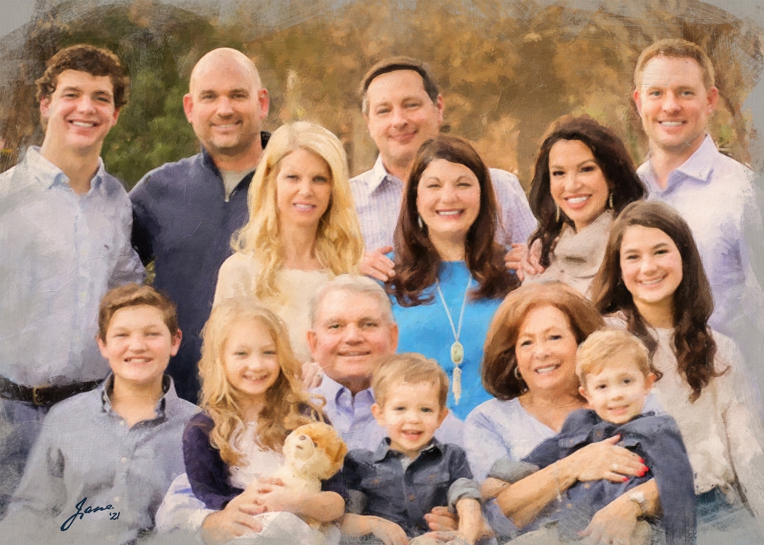 Personalized Family Portraits - Valentine Printable - Personalized ...