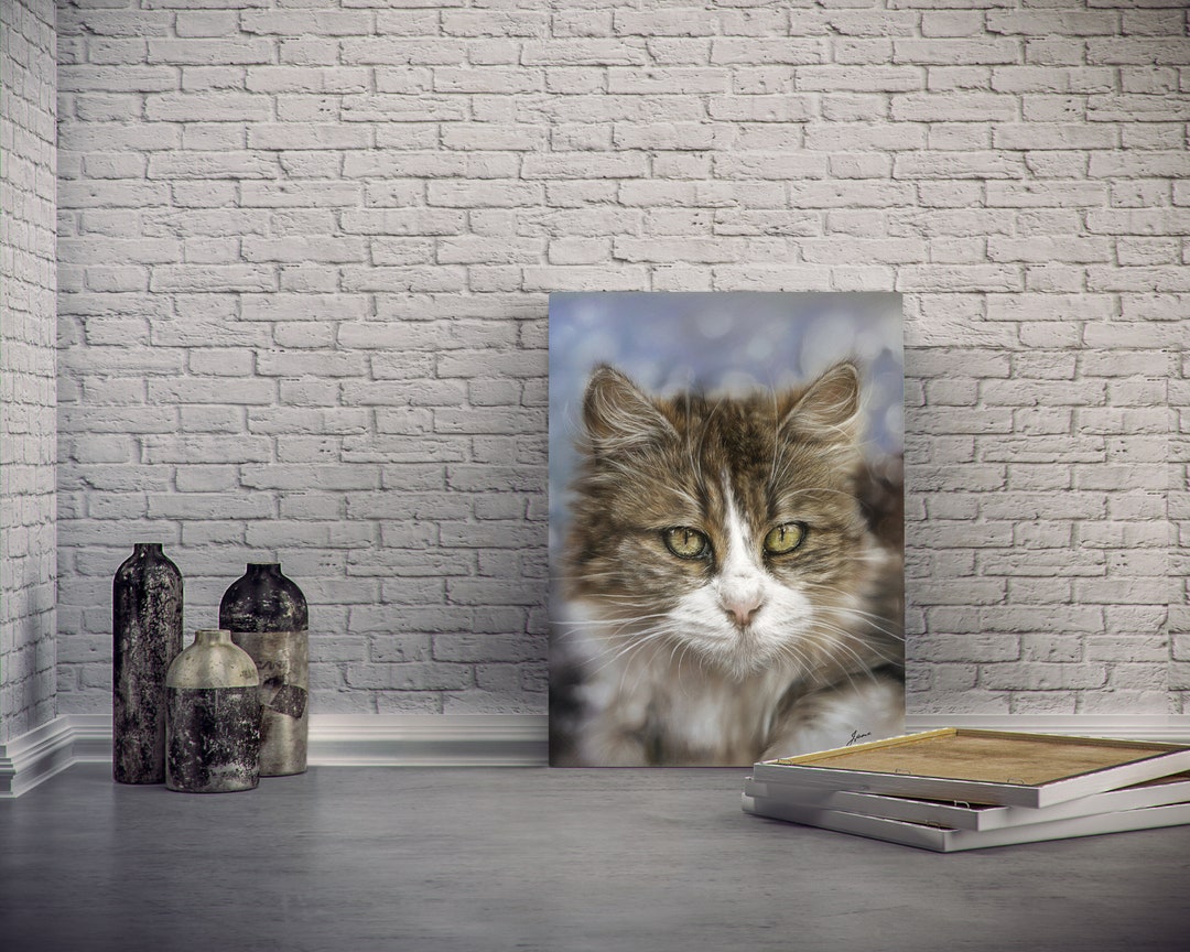 Custom Pet Pastel Portrait, Pet Portraits From Photo, Pet Portrait ...