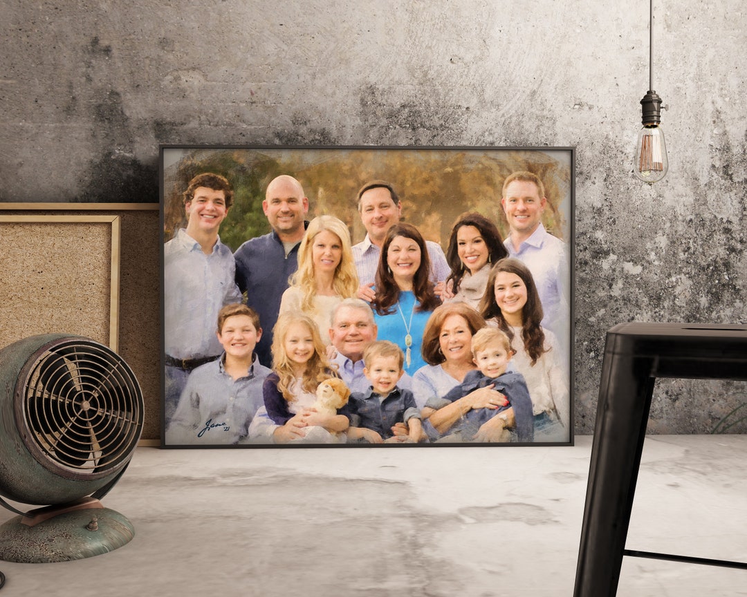 Custom Portraits With Loved Ones, Personalized Family Portraits ...