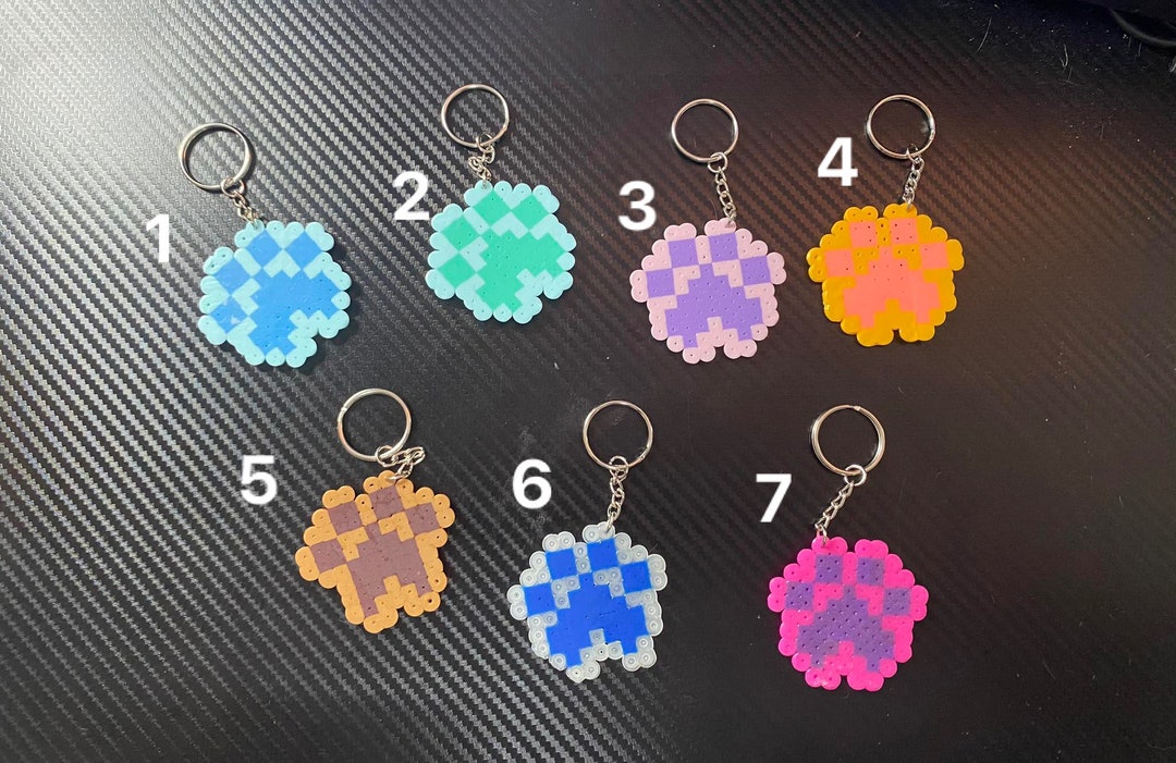 Paw Print Perler Pixel Art - Etsy
