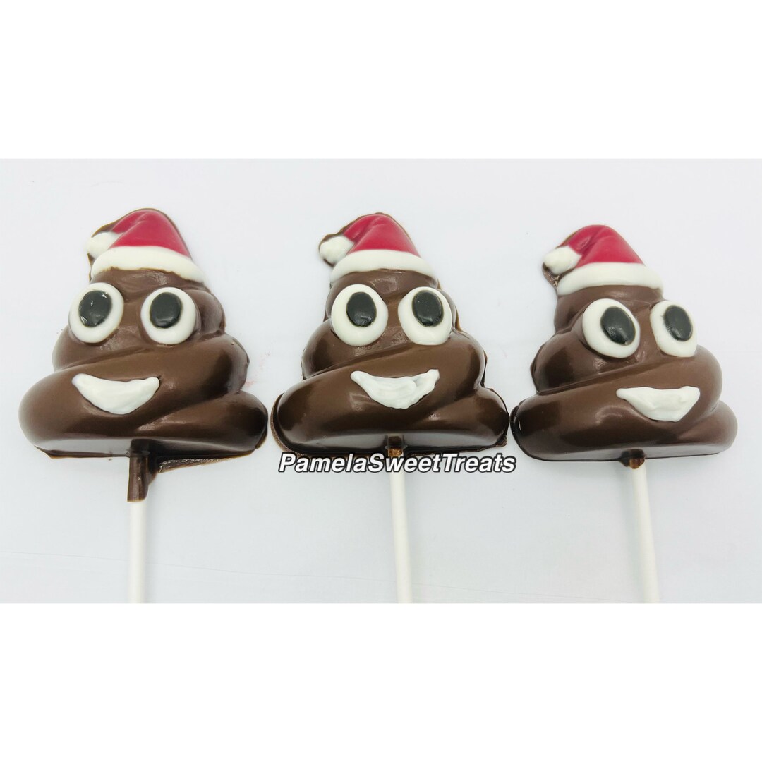 Christmas Poop Chocolate Lollipops - Etsy