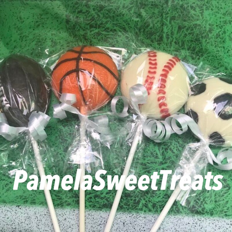 Baseball Lollipop - Etsy