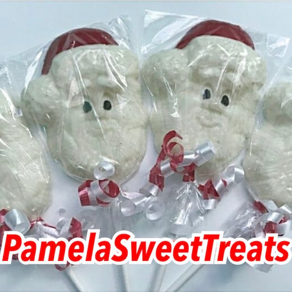 Santa Lollipops - Etsy