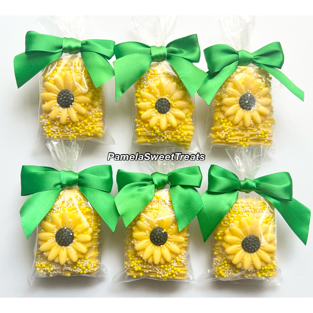 Sunflower Rice Krispie Treats - Etsy