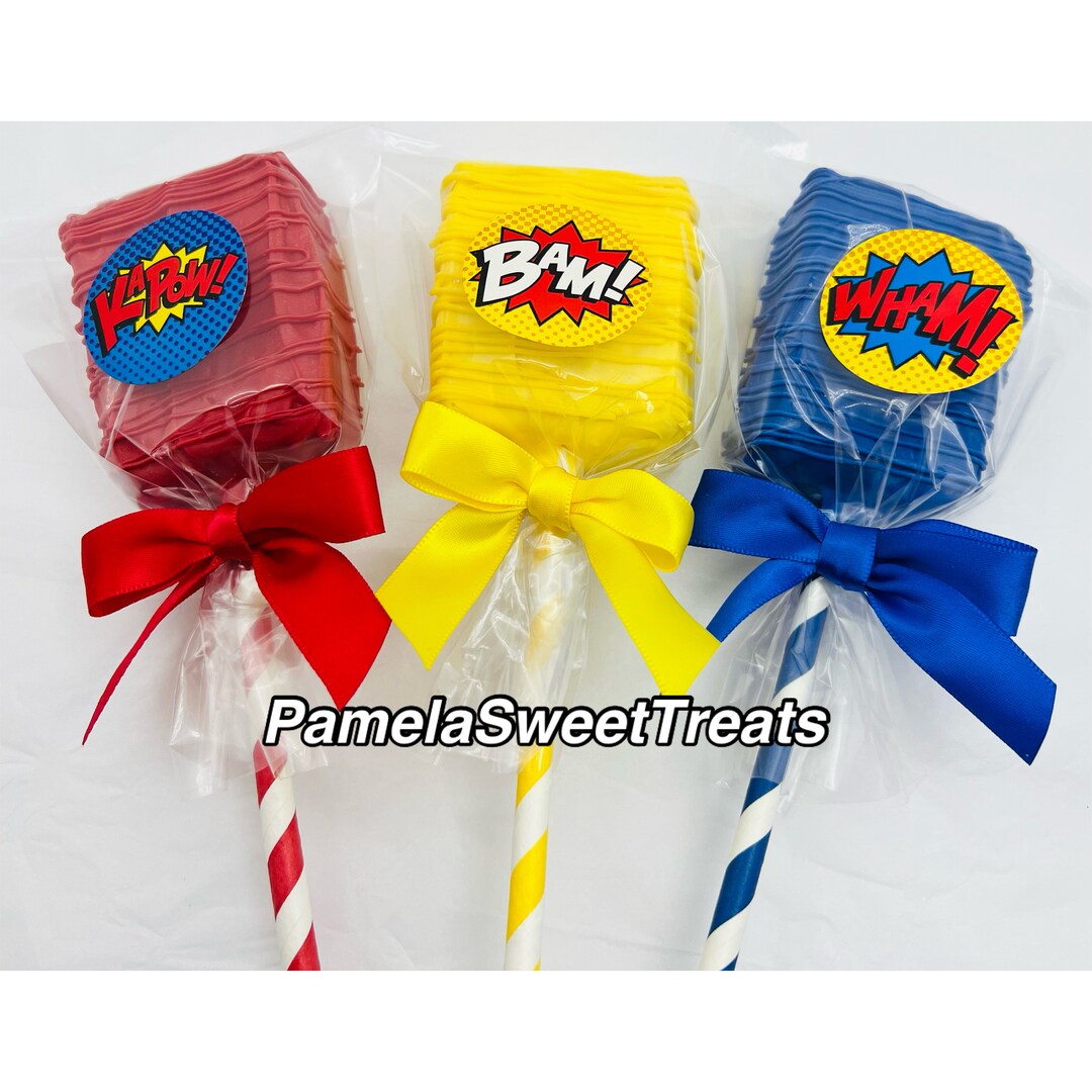 Super Hero Rice Krispie Treats - Etsy