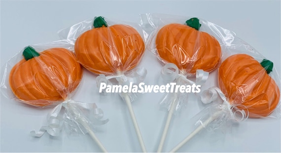 Pumpkin Chocolate Lollipops - Etsy