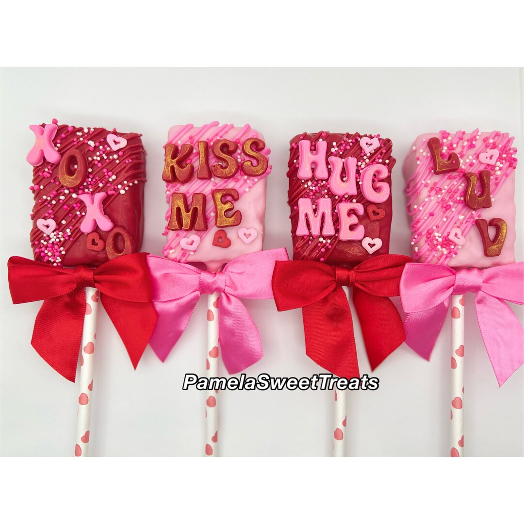Valentines Day Rice Krispie Treats - Etsy
