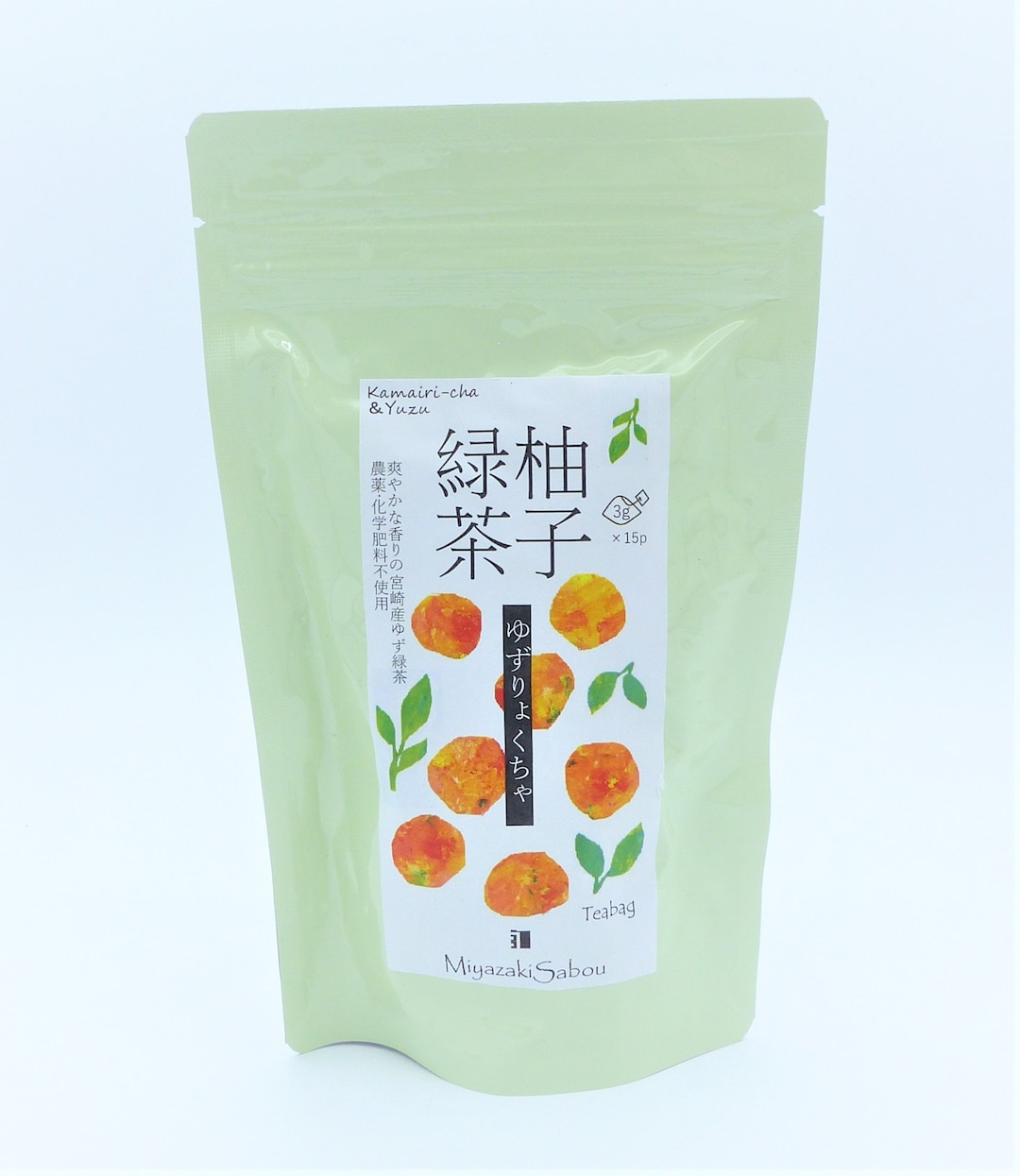 Japanese Green Tea With Japanese Lemon yuzu Ryokucha, 12 X Tea Bags ...