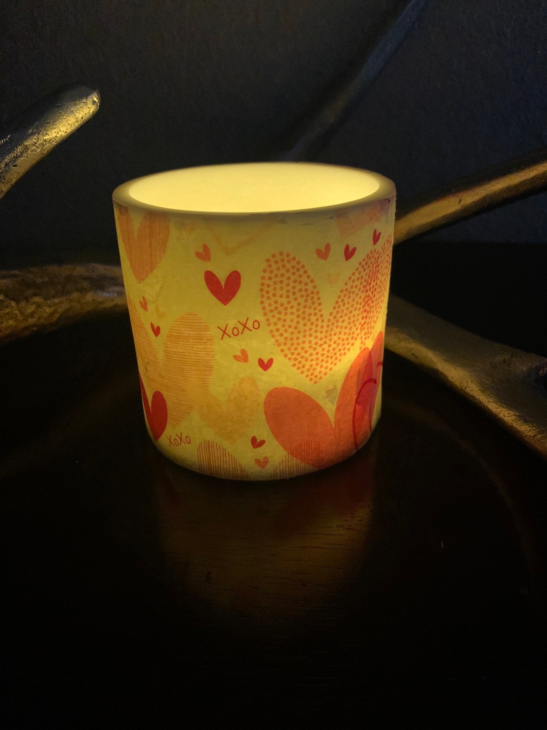 Luminary Wax Candle - Etsy