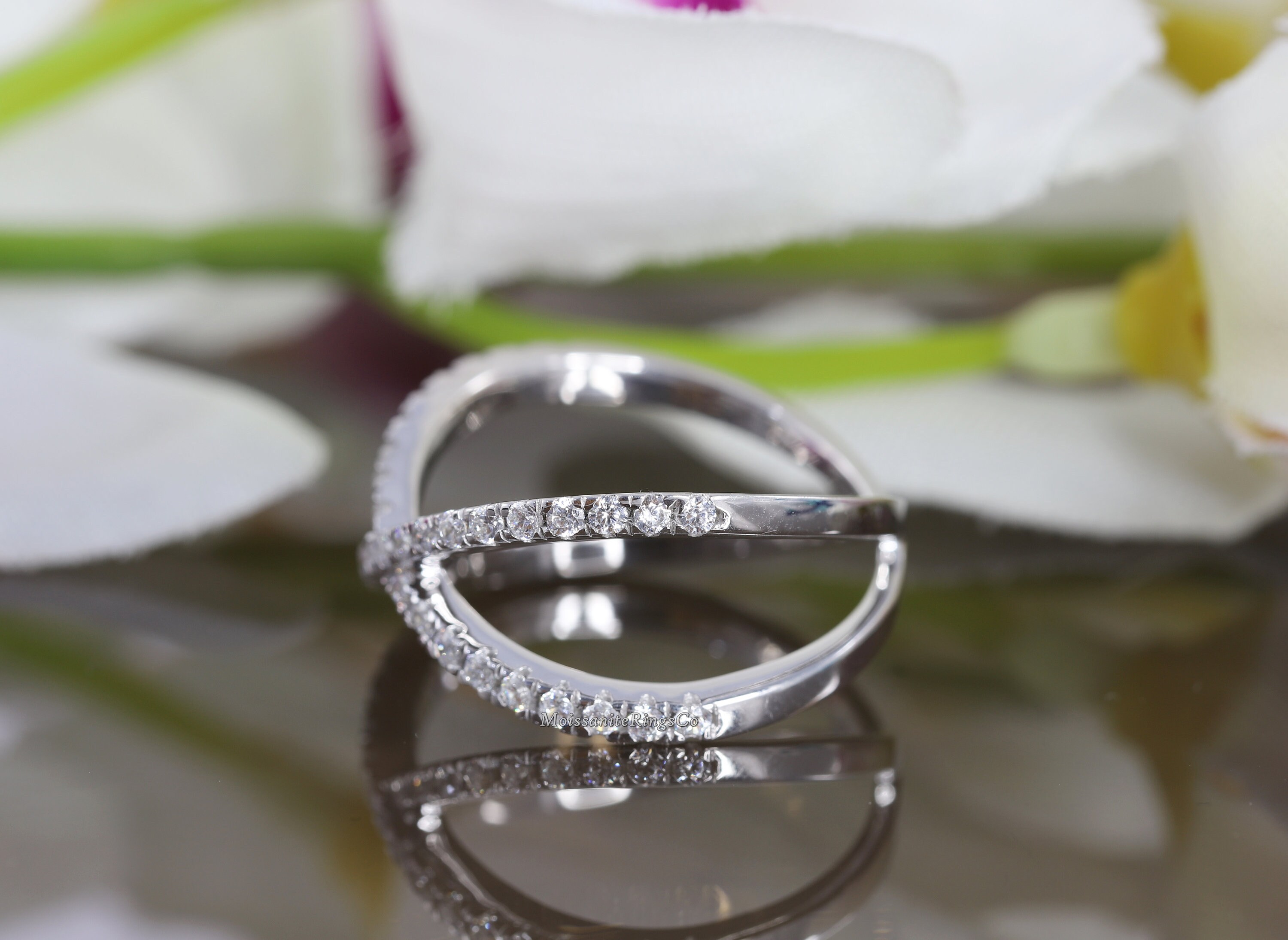 Criss Cross Ring X Cross Crossover Ring X-shaped Ring Round - Etsy