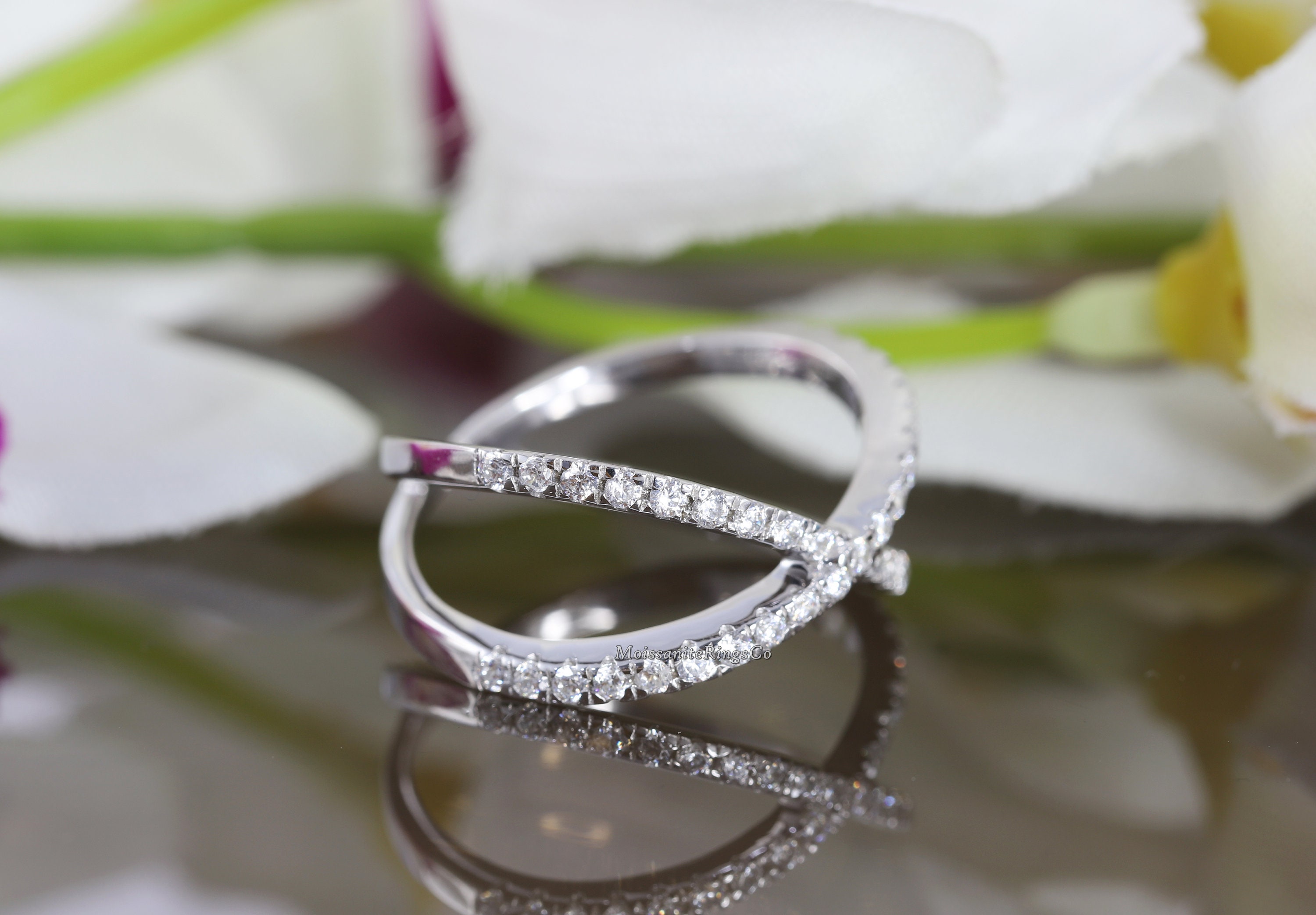 Criss Cross Ring X Cross Crossover Ring X-shaped Ring Round - Etsy