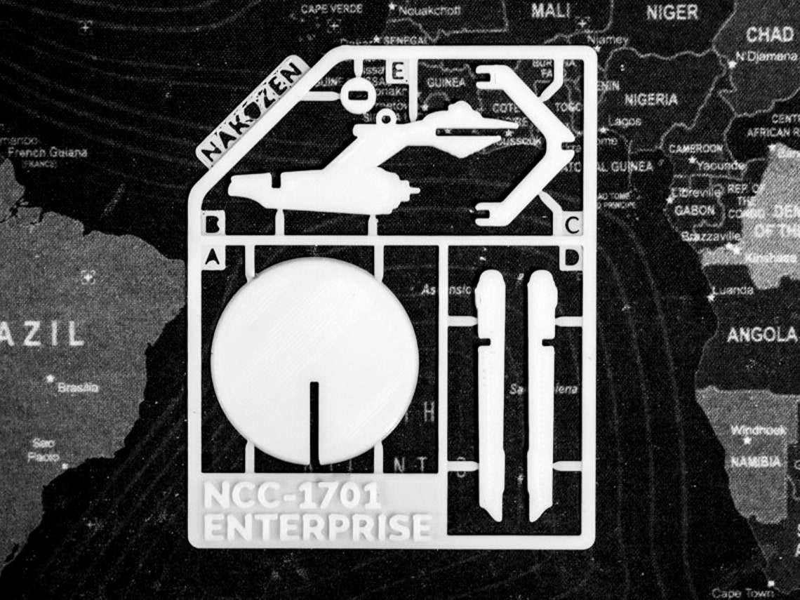 Star Trek Starship Model Kit Cards - Etsy UK