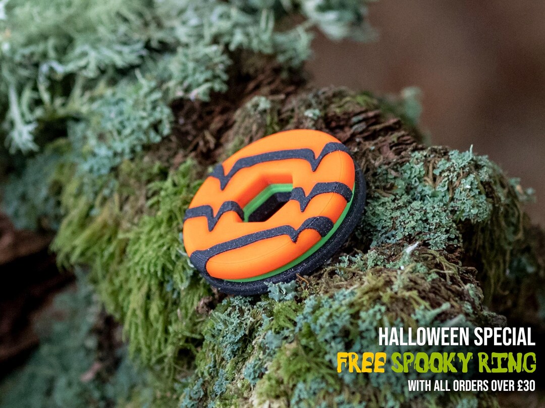 Spooky Ring Fidget Slider Satisfying Snappy Magnetic Fidget Toy ...