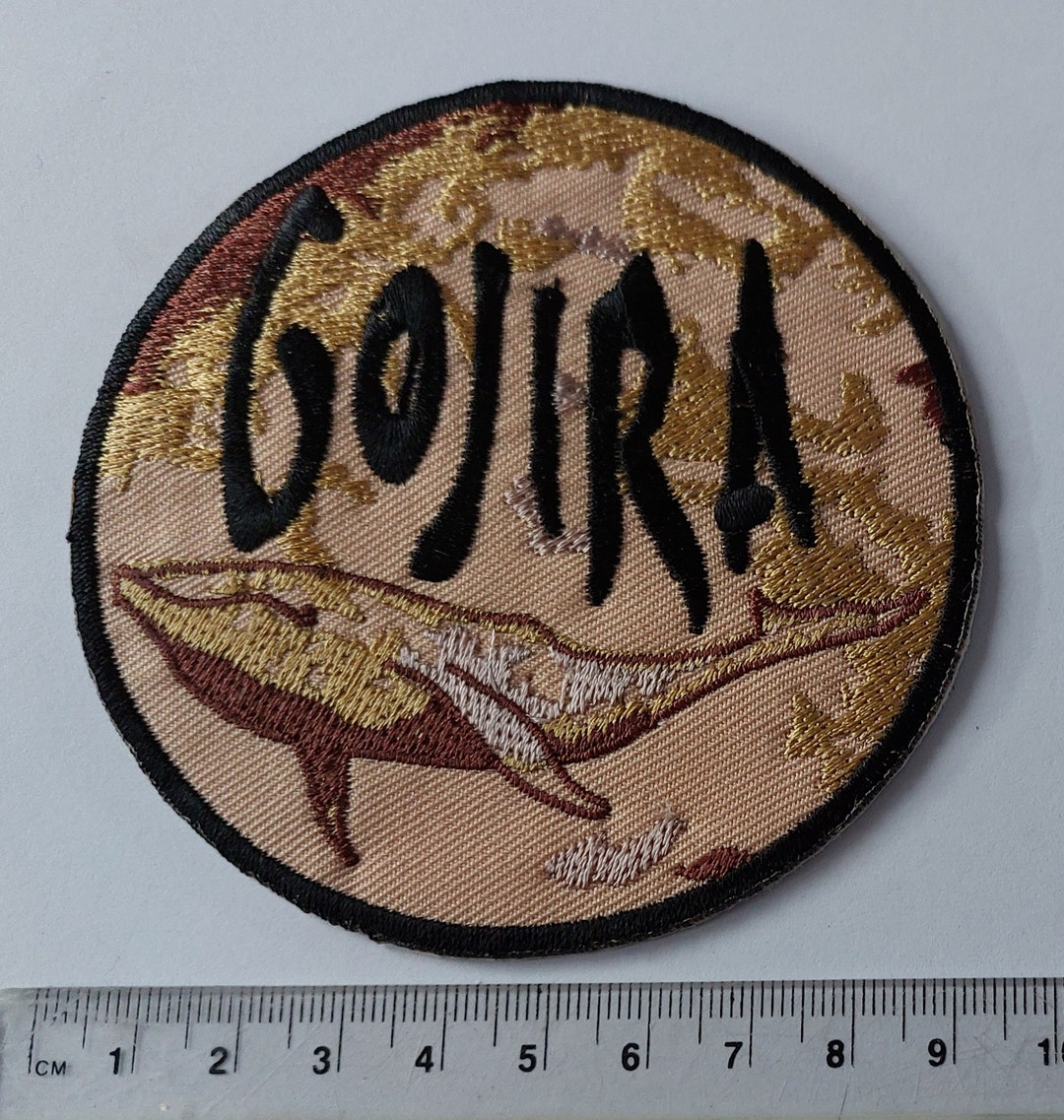 Gojira Whale Round Patches Free Shipping - Etsy