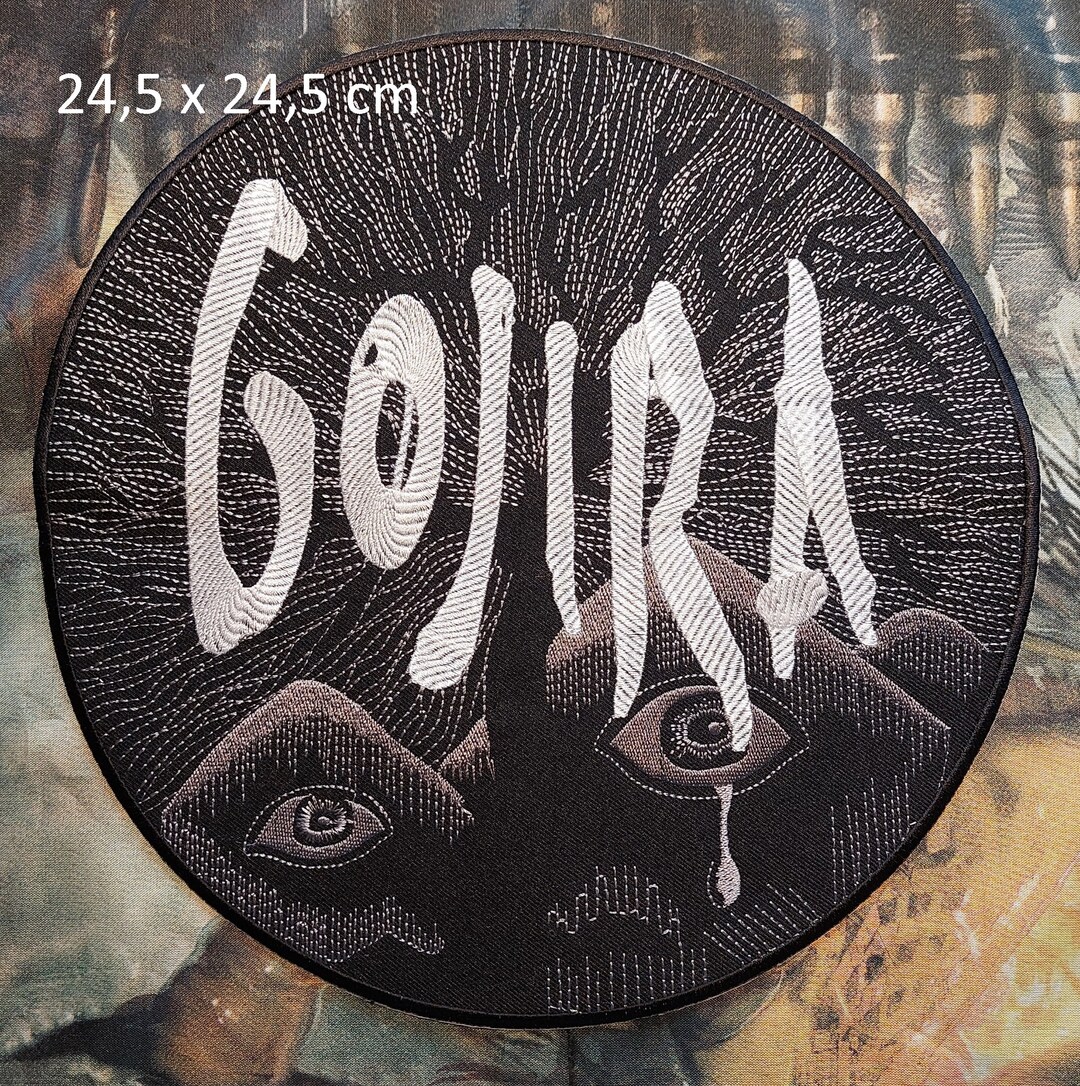Gojira Eyes Backpatch Free Shipping With Tracking - Etsy