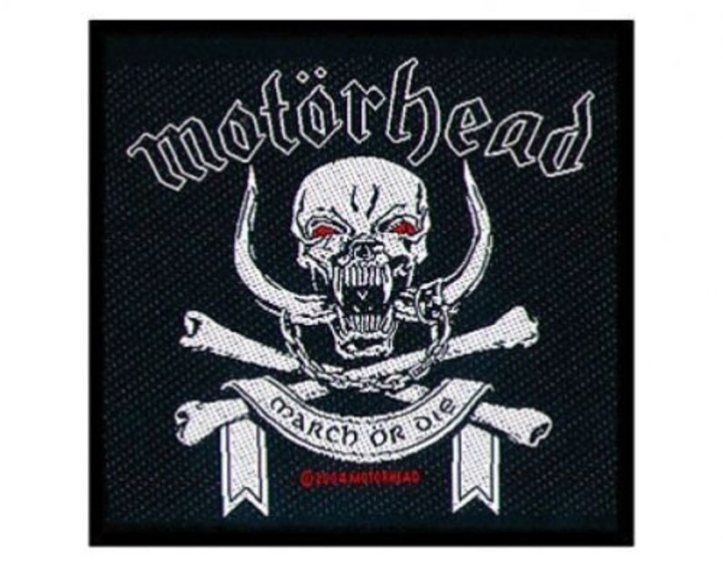 Motorhead Licensed Woven Patches Free Shipping - Etsy