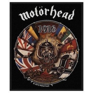 Motorhead Licensed Woven Patches Free Shipping - Etsy