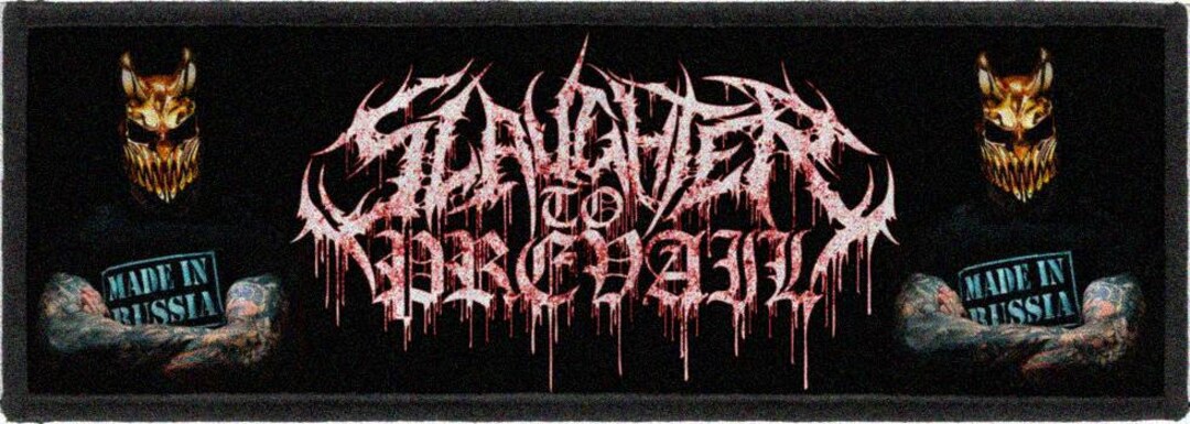 Slaughter to Prevail High Quality Printed XXL Strip Patch Free Shipping ...