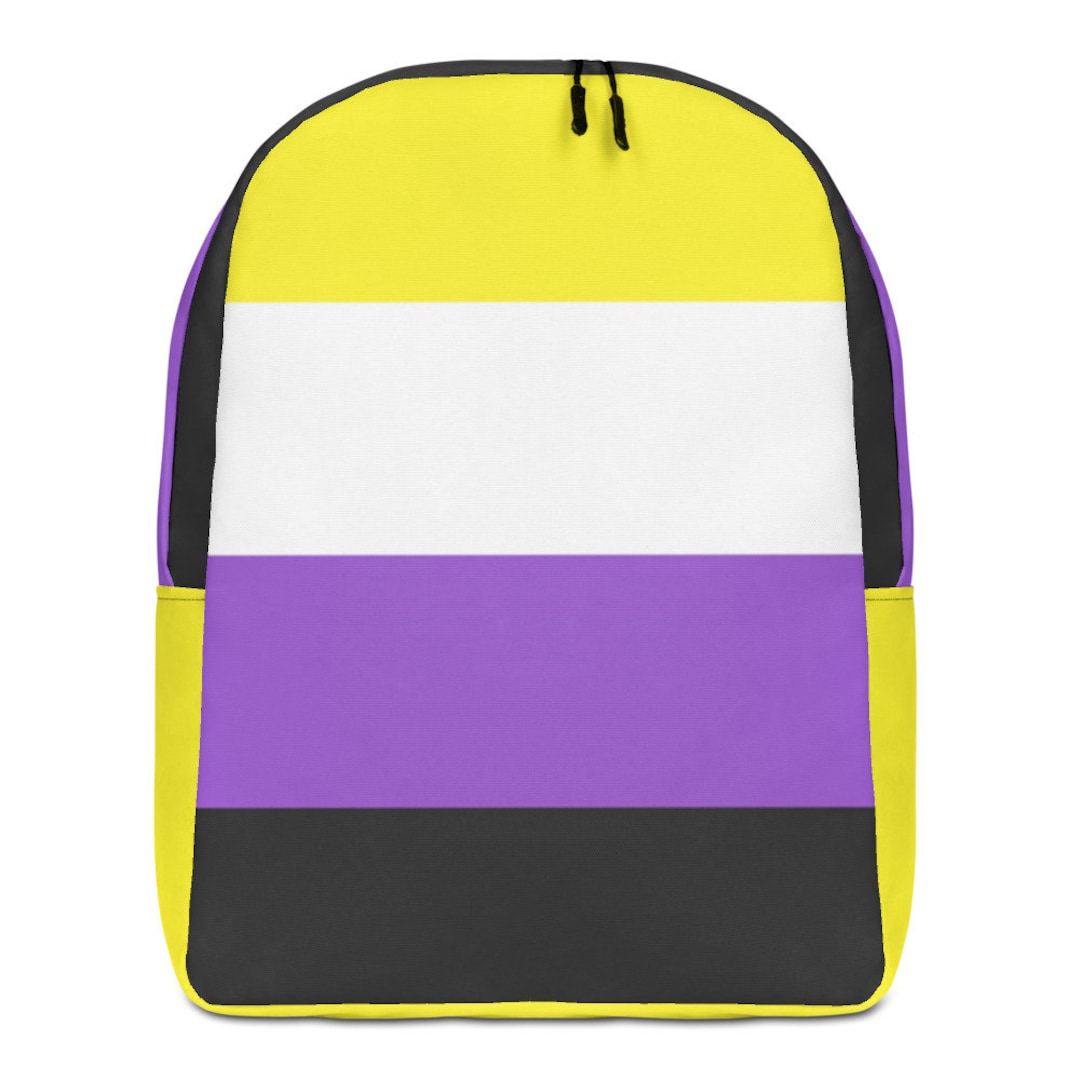 Non Binary Pride Flag Backpack - Etsy