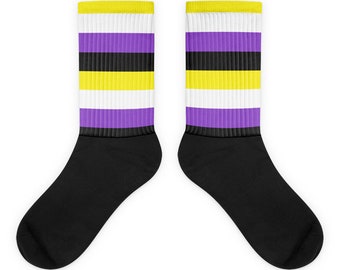 Non Binary Pride Flag Socks - Etsy