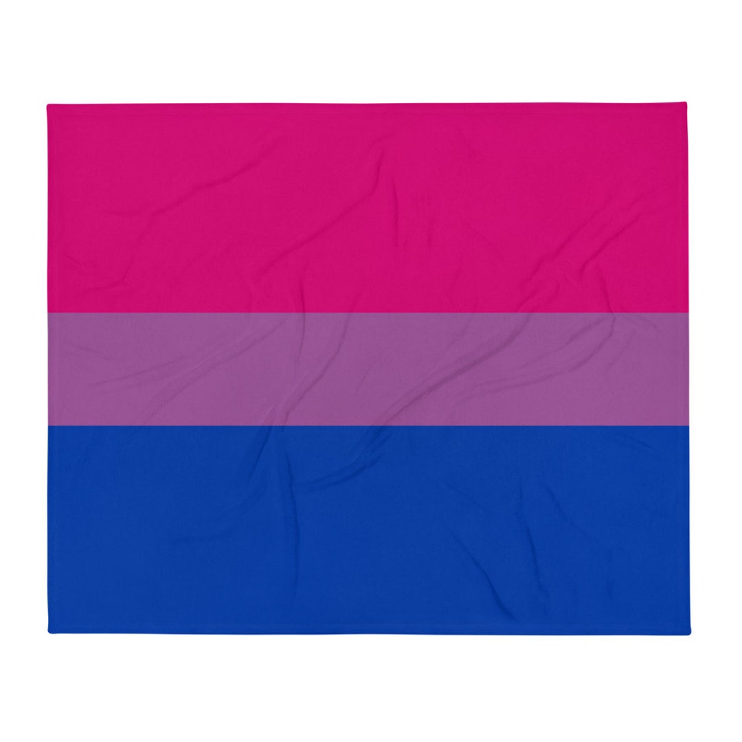 Bisexual Pride Flag Throw Blanket - Etsy
