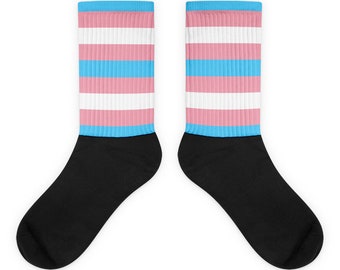 Transgender Flag Socks - Etsy