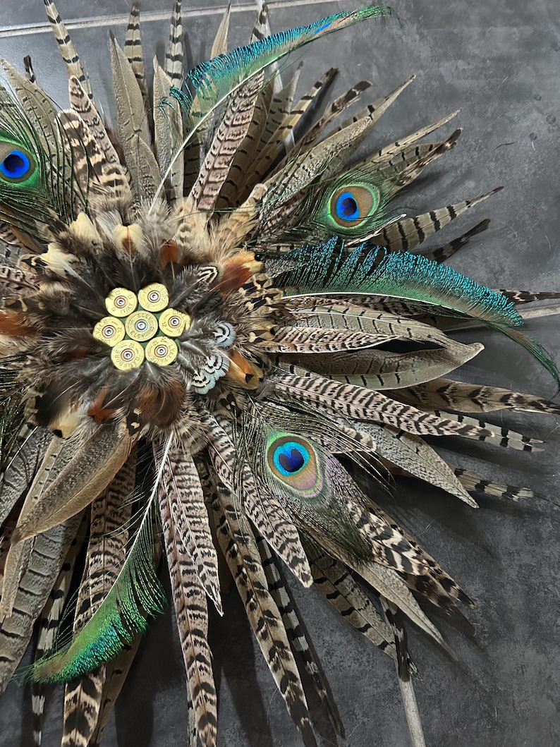 Feather Wreath, Wall Hanging - Etsy UK