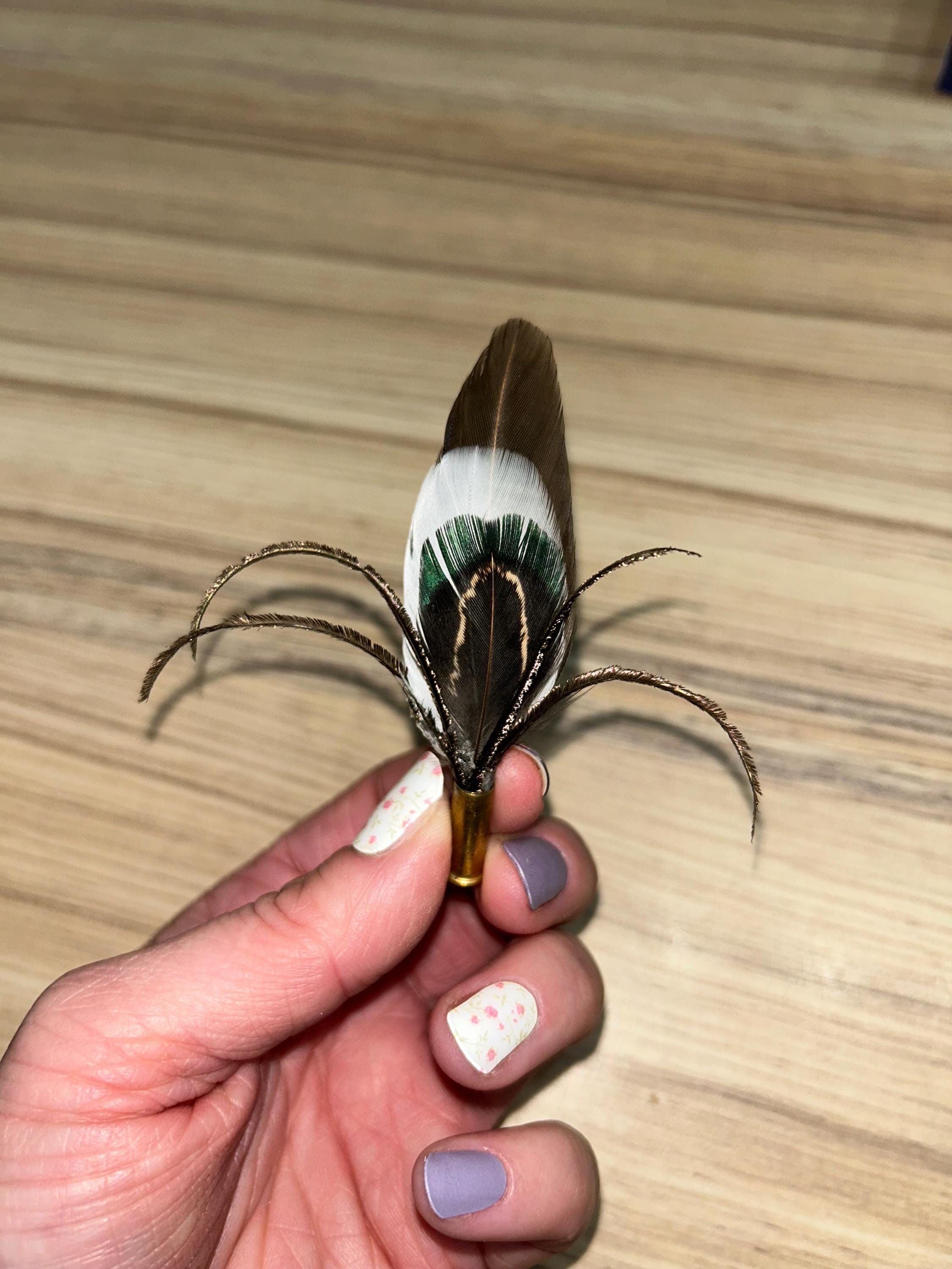 Small Feather Hat Pin, Broach, Lapel Pin, Button Hole - Etsy UK