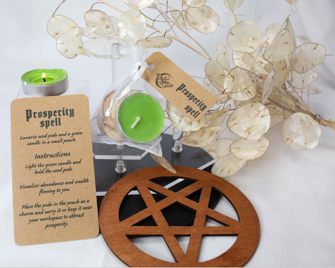 Witchcraft Kit – Prosperity Ritual Spell - Lunaria 'honesty' Seed Pods ...