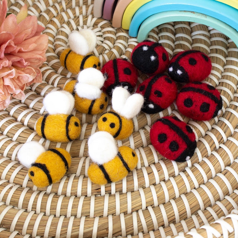 Felt Bee - Etsy
