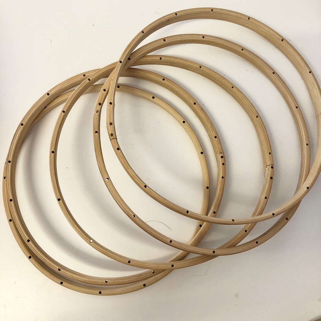 Bamboo Hoop, Mobile Hoops, Wooden Hoop.20 Cm Bamboo Hoops - Etsy
