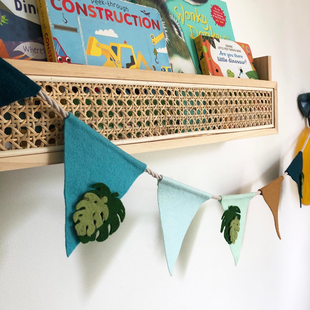 Felt Flag Jungle Bunting, Jungle Decor, Play Room Décor, Wall Décor ...