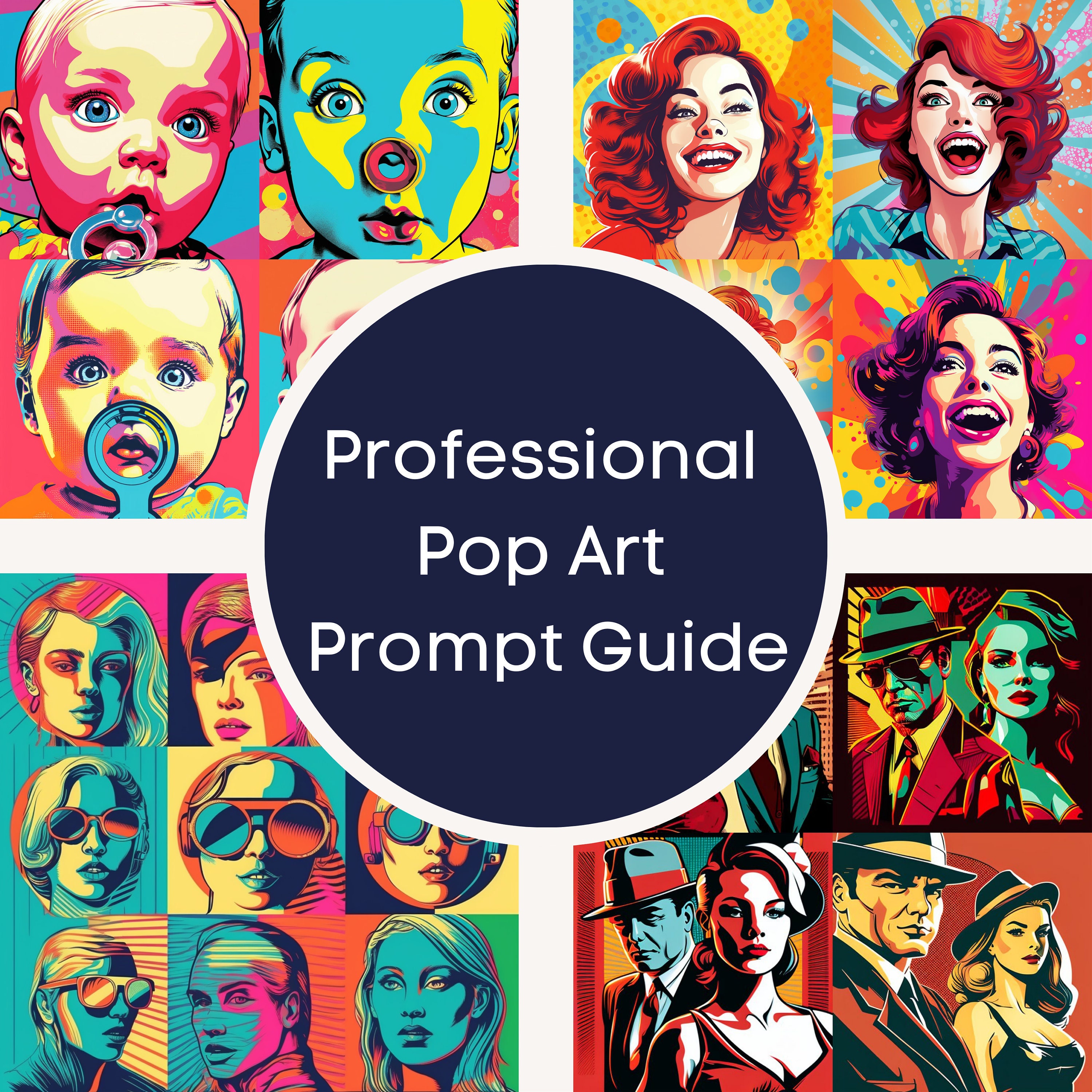 60 Midjourney Pop Art Prompt, AI Digital Download, Professional Prompt ...