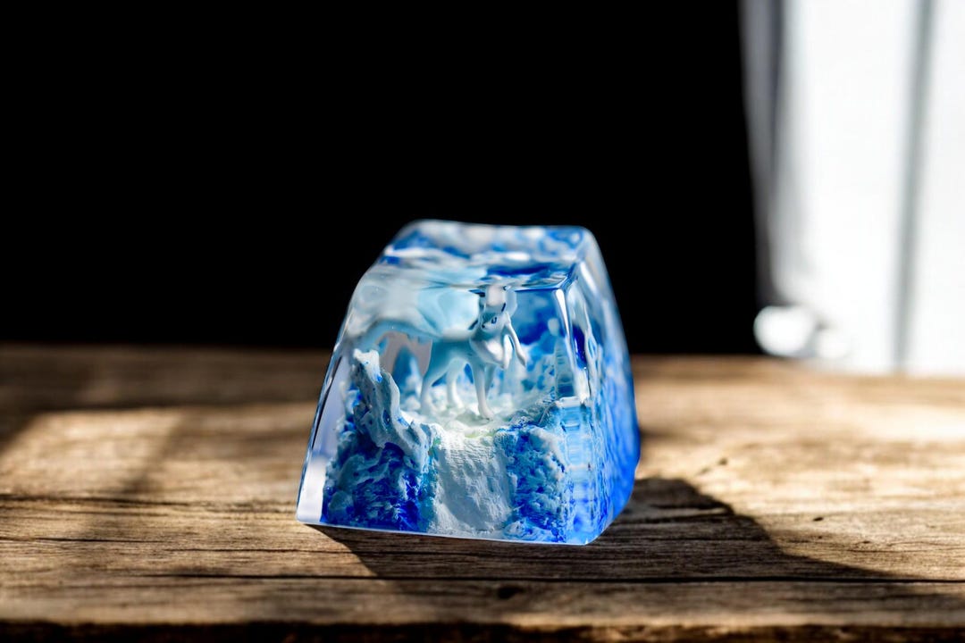 Alolan Ninetales, Pokemon Alolan Ninetales,keycap Artisan, Keycap Anime ...